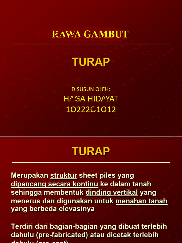 Stabilitas Perkuatan Tanah Menggunakan Konstruksi 'Turap Beton' | PDF