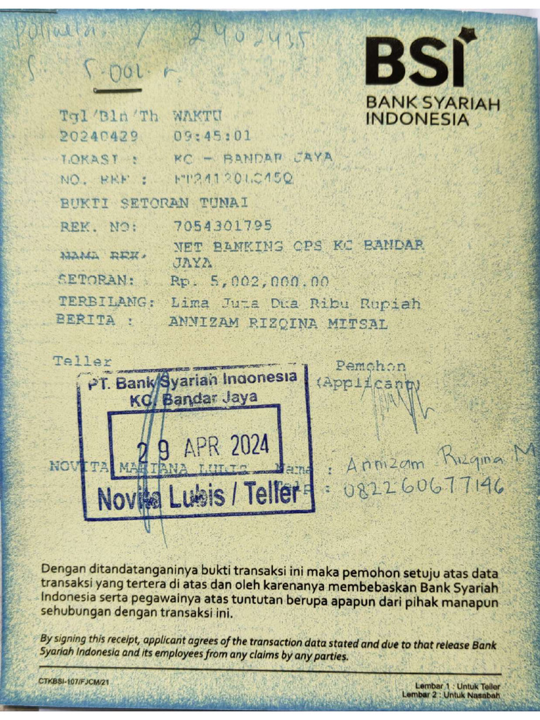 Bukti Pembayaran UKT | PDF