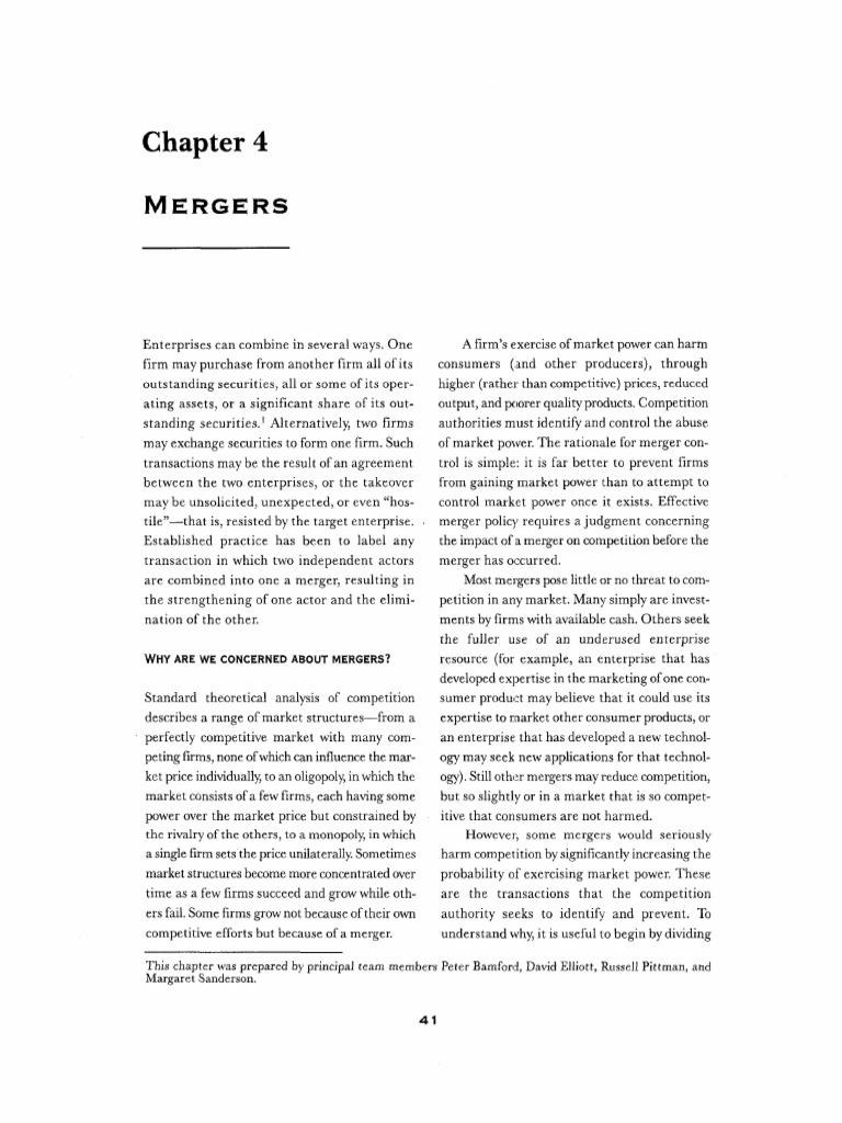 Merger and Acqusitions | PDF | Mergers And Acquisitions | Market ...