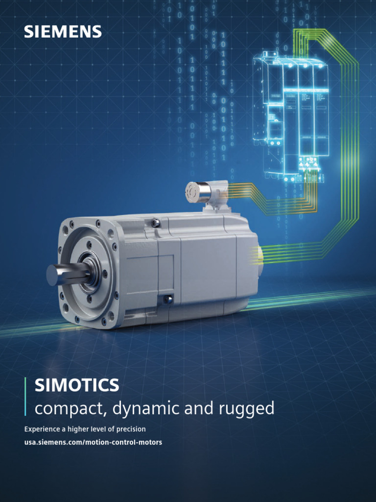 SIMOTICS Motion Control Motors Overview | PDF | Electric Motor | Gear