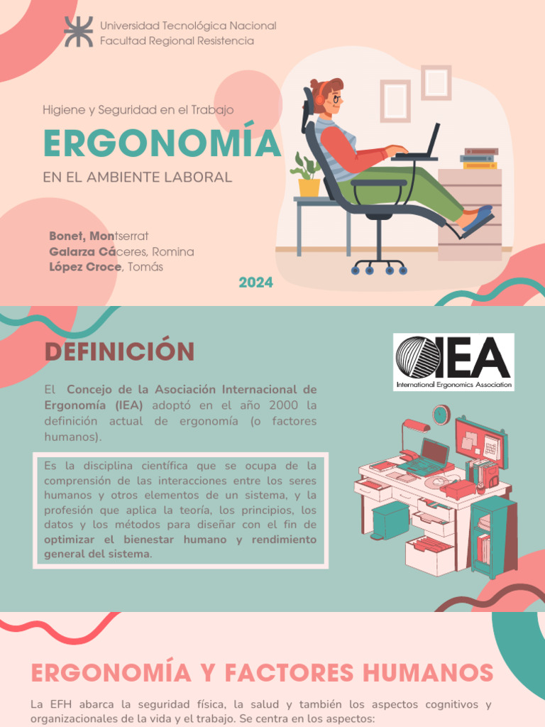Ergonomía 2024 | PDF | Factores humanos y ergonomía