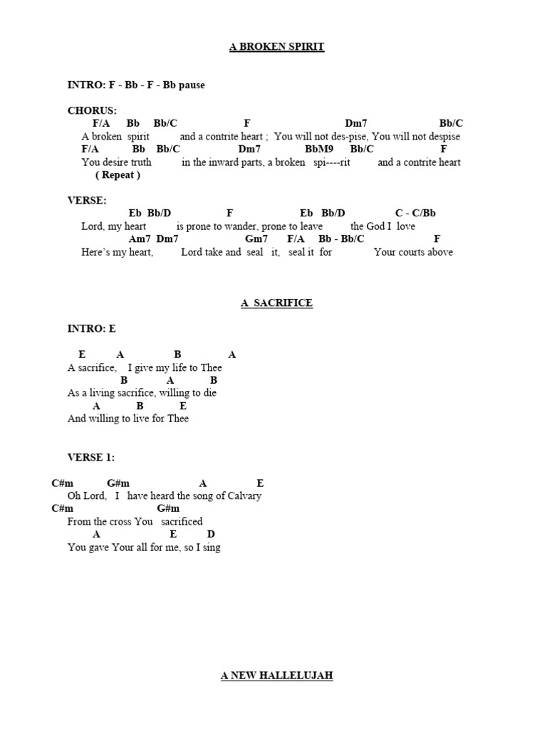 AM Chords | PDF | Song Structure | Glory (Religion)