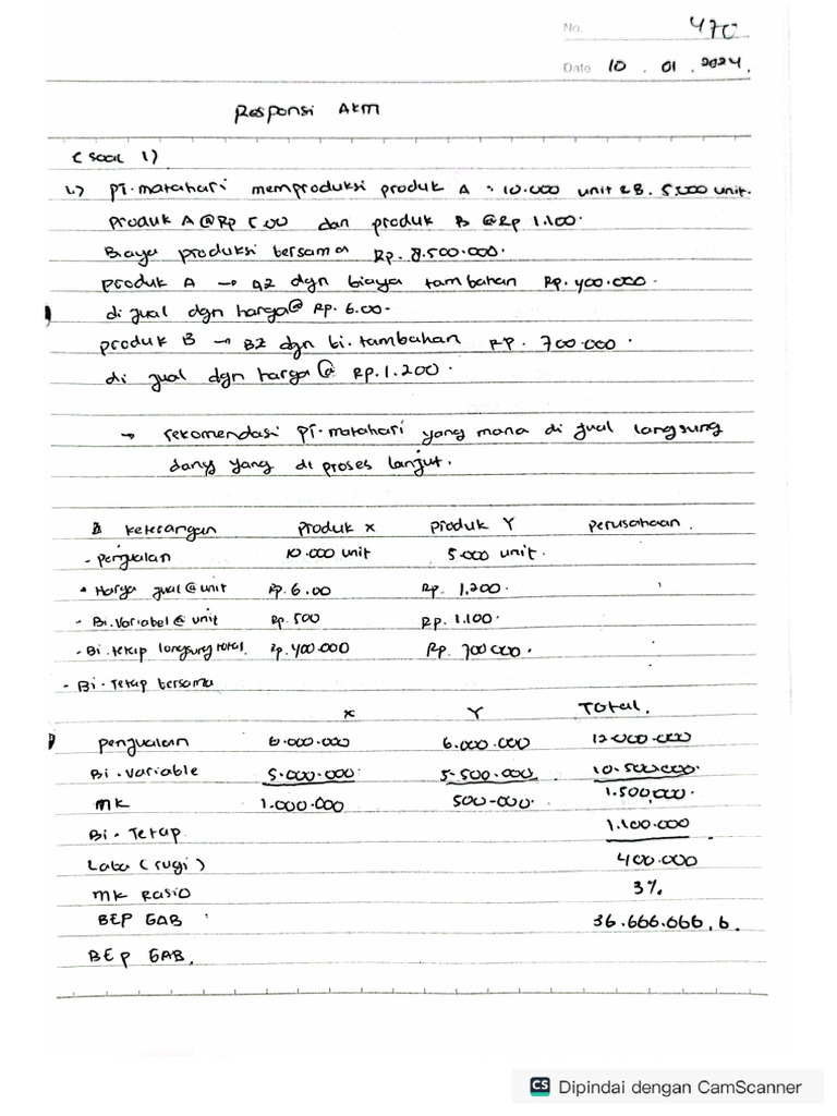 Responsi Akm Uas | PDF