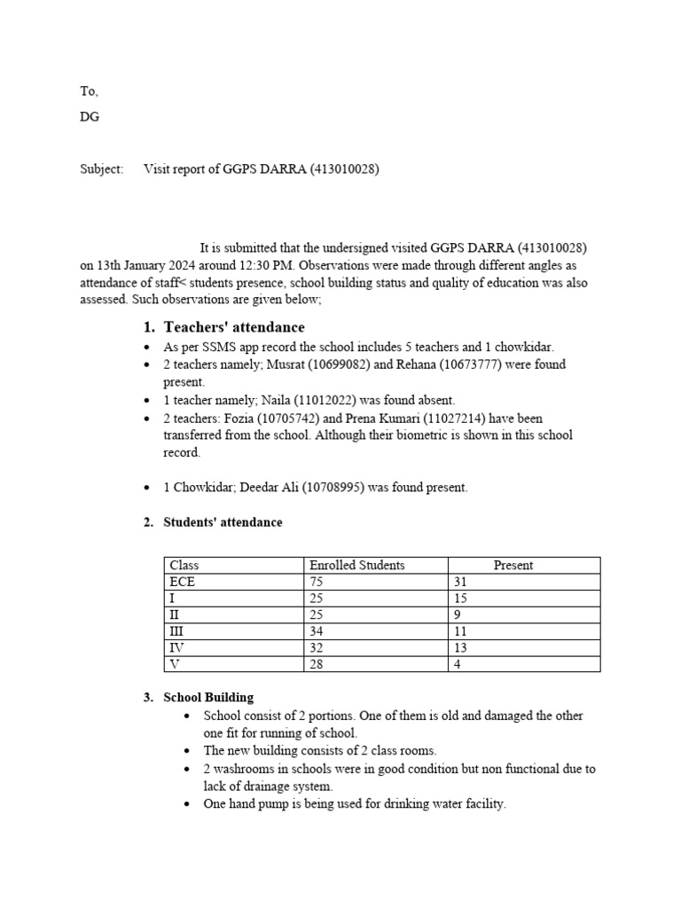 Report Education Assessment | PDF