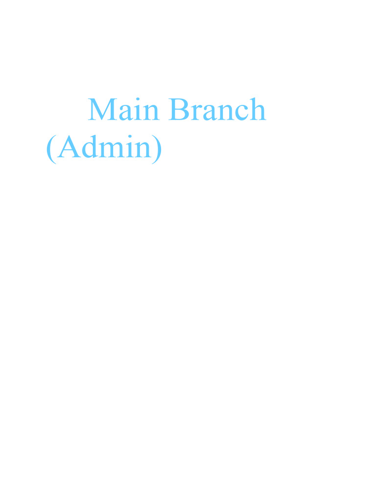 Branch Management System Overview | PDF | Receipt | Password