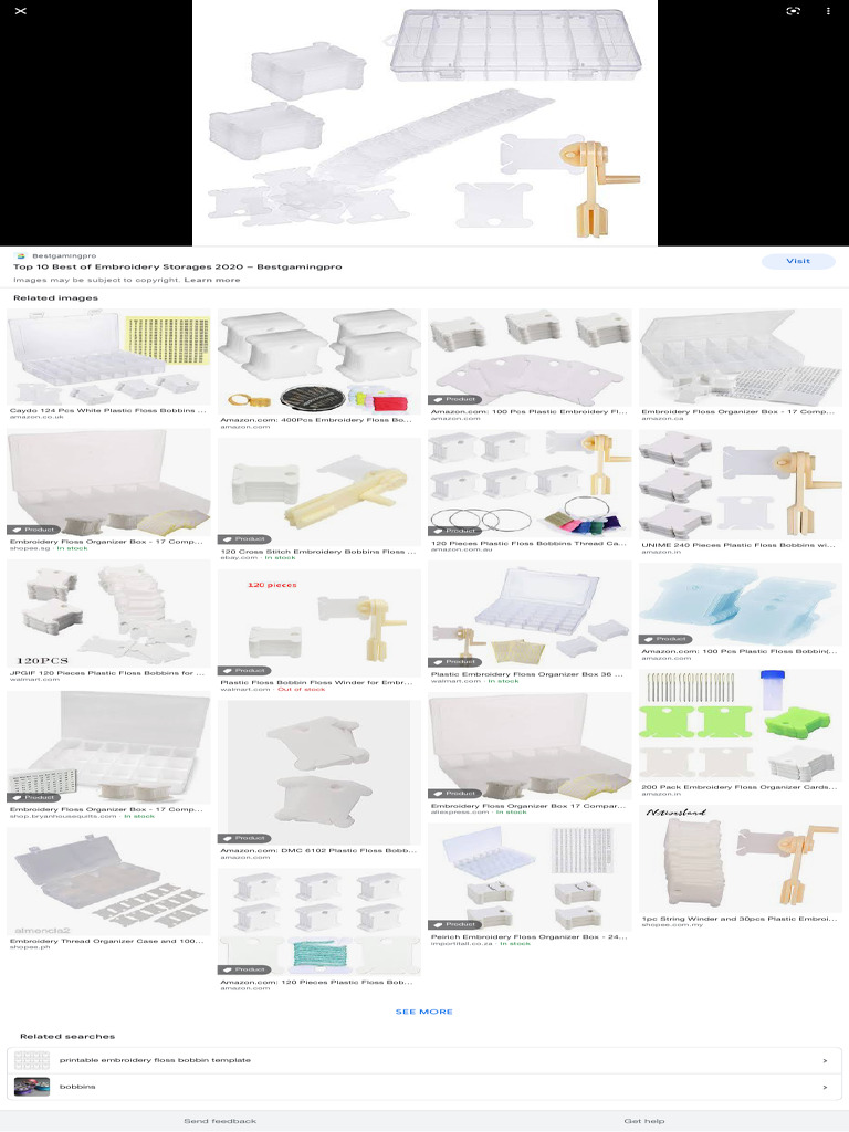 Searchq Dimensions+of+a+floss+bobbin&rlz 1C9BKJA enAU982AU982&hl en-AU ...