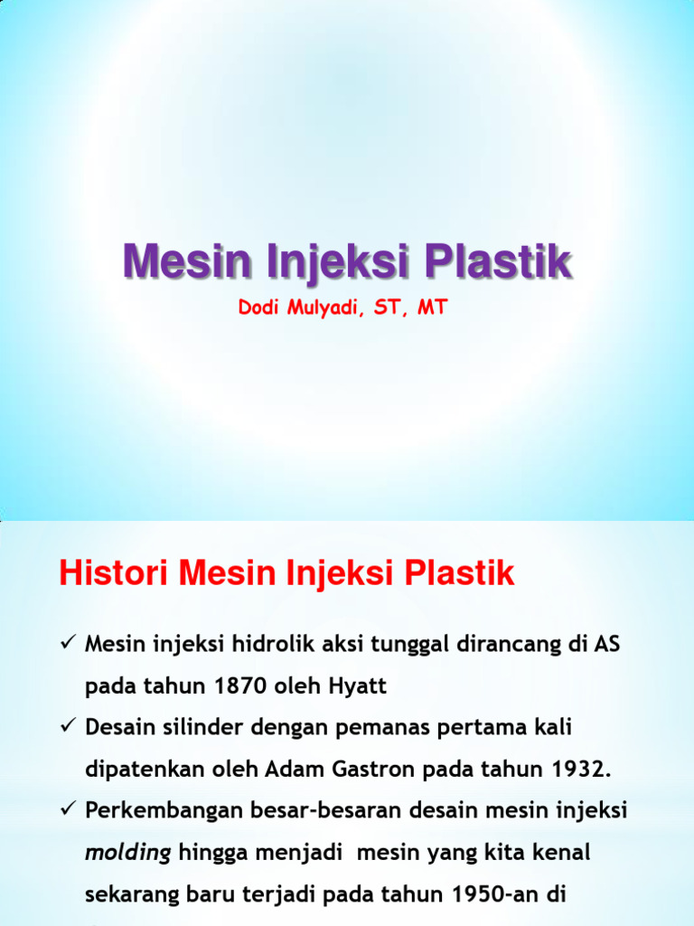 Mesin Injeksi Plastik r1 | PDF