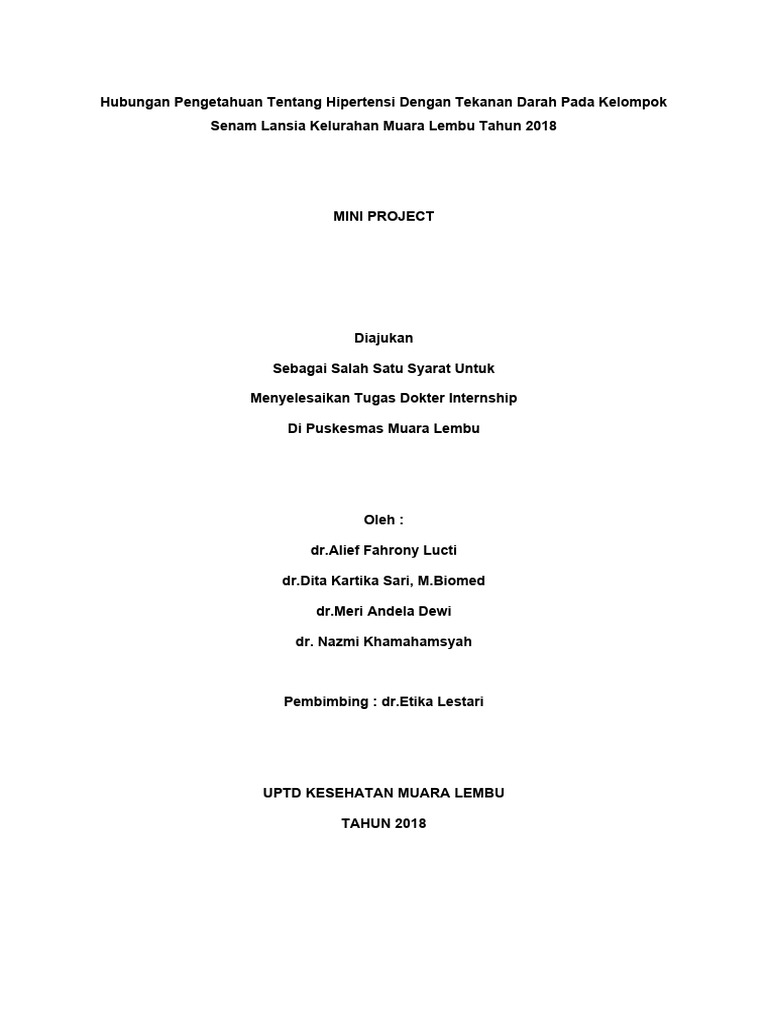 Mini Project Finish | PDF