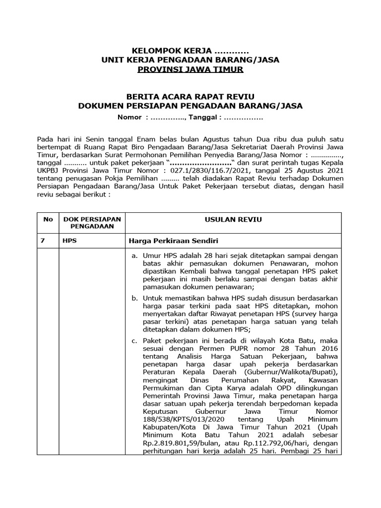Materi Reviu HPS | PDF