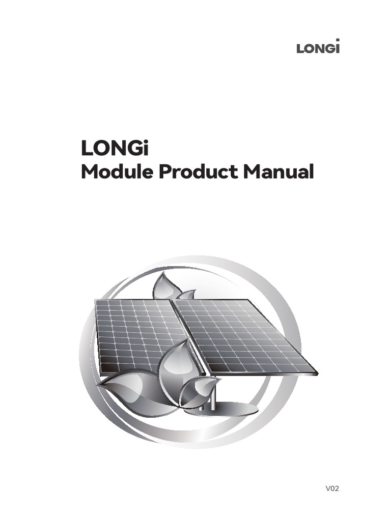 LONGi Module Product Manual - V02 220331 | PDF | Screw | Electrical ...
