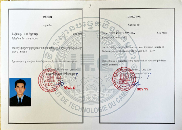 Transcript YEAR 1 | PDF