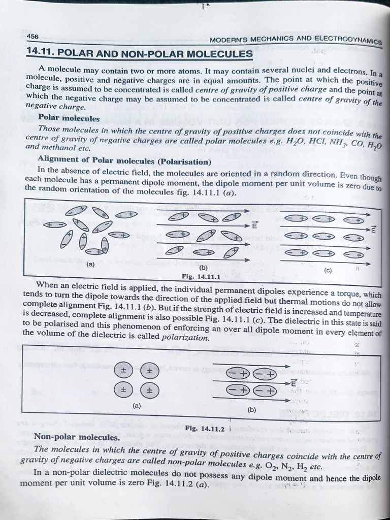 Electrostatics of Dielectric | PDF | Dielectric | Chemical Polarity Electrostatics of Dielectric | PDF | Dielectric | Chemical Polarity