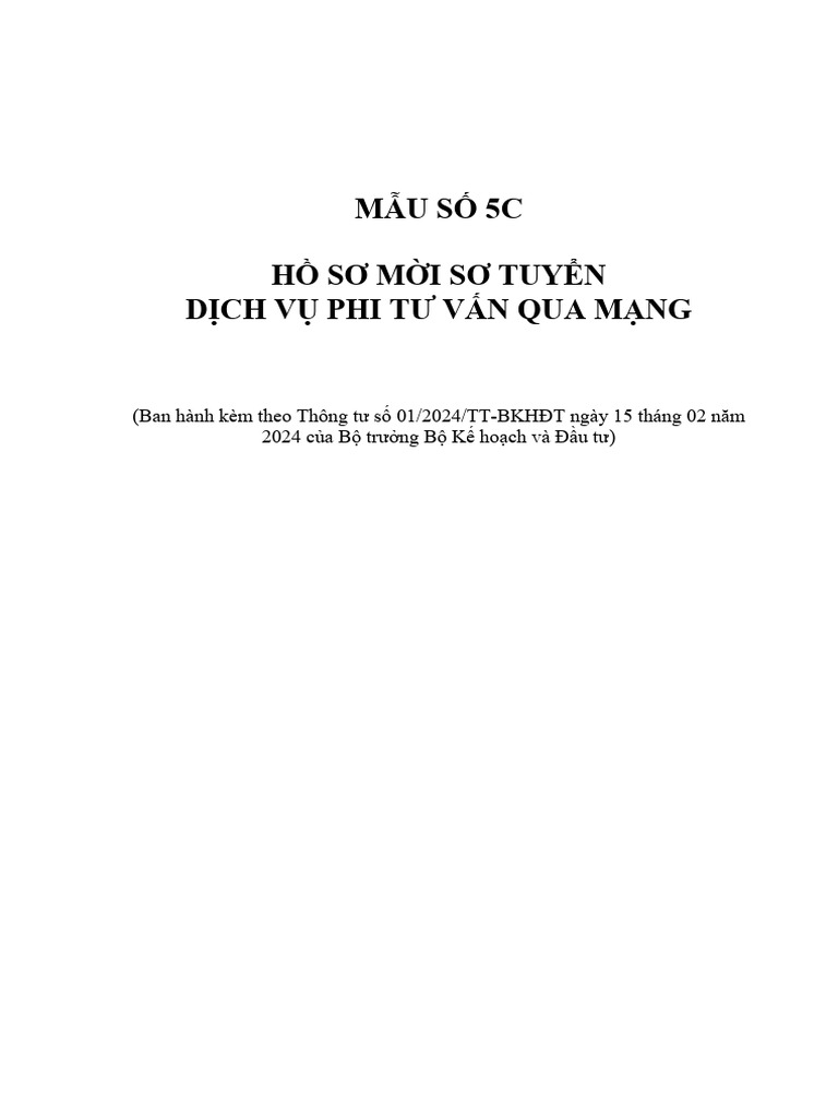 Mau So 5C | PDF