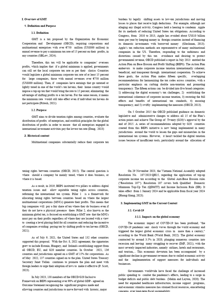 Nhóm 3 | PDF | Taxes | Economies