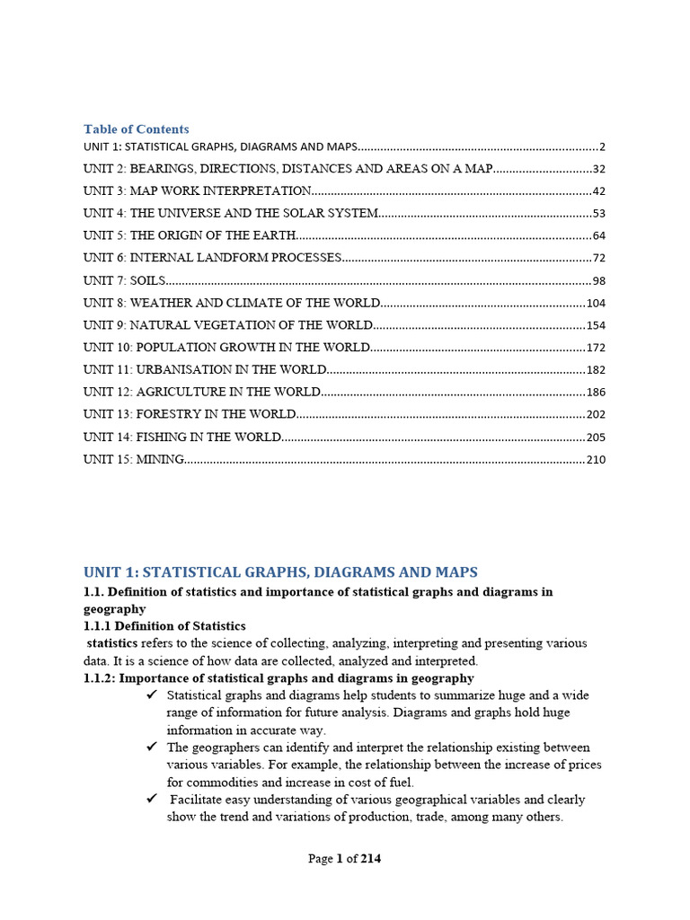 Geography S5 | PDF | Contour Line | Map
