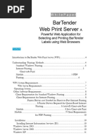 Bartender 2016 Manual | PDF | Installation (Computer Programs) | Databases