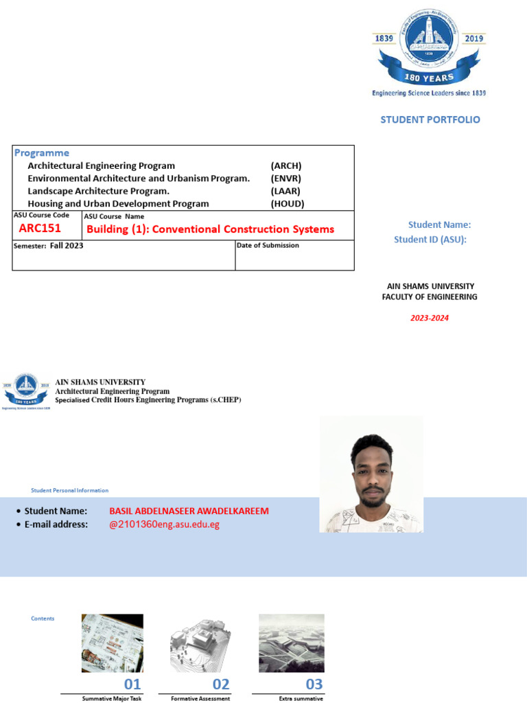 ASU Studio Based PORTFOLIO-Template R3 | PDF | Educational Assessment ...