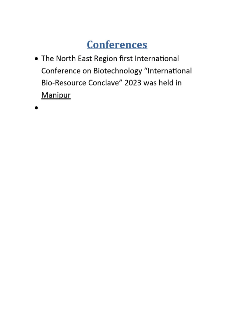 Conferences | PDF | Technology & Engineering