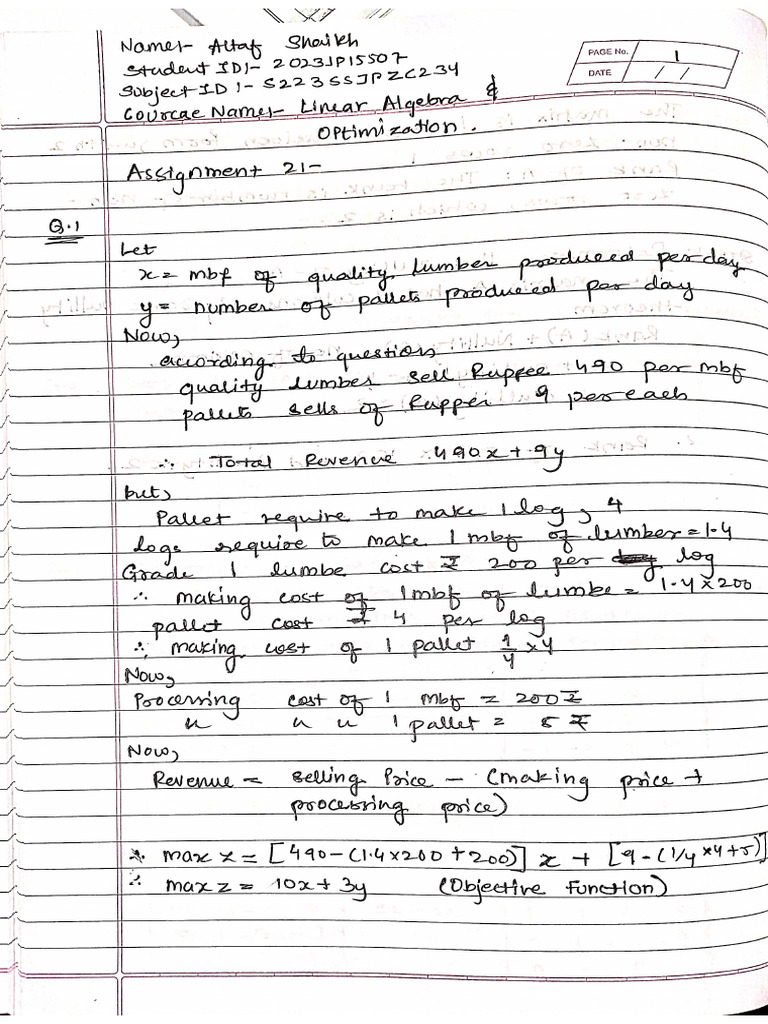 LAO Assignment2 Altaf Shaikh | PDF