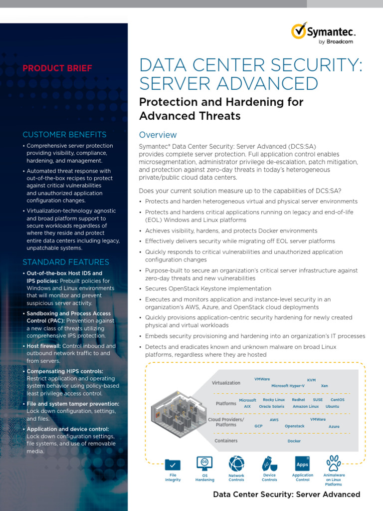 Symantec-DCS-SA-Product Brief | PDF | Cloud Computing | Open Stack