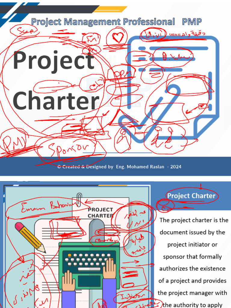 PMP Project Charter Annotated | PDF | Project Management | Business