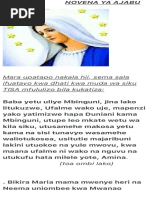 Novena Kwa MT Padre Pio | PDF