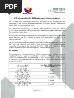 2024MC - SEC MC No. 6 S. of 2024 Updated Fines and Penalties On The Late and Non Submission of ...