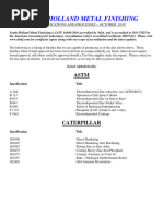 Plating Specification List | PDF | Galvanization | Chromium