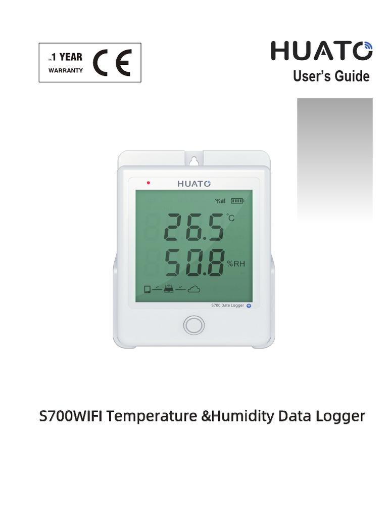 S700 WiFi Temperature and Humidity Data Logger | PDF | Ip Address ...