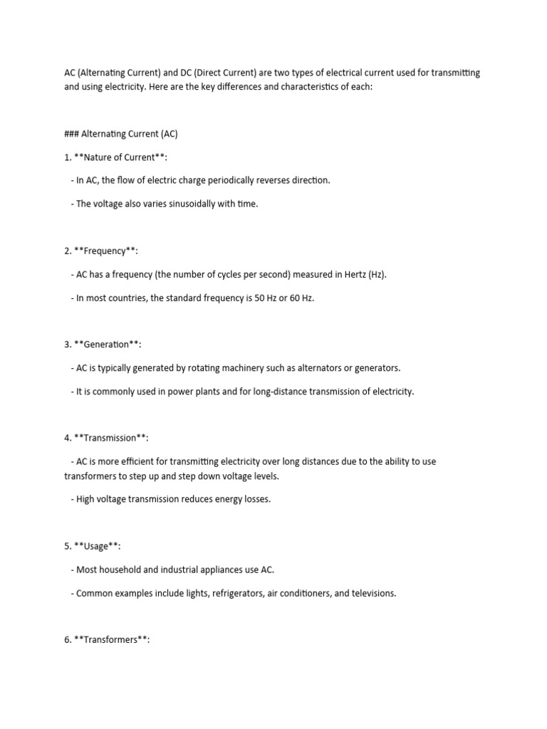 AC (Alternating-WPS Office | PDF | Direct Current | Alternating Current