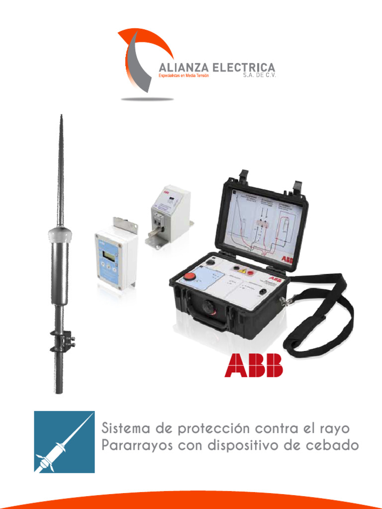 Pararrayos - ABB - AE | PDF | Relámpago | Fenómenos Meteorológicos