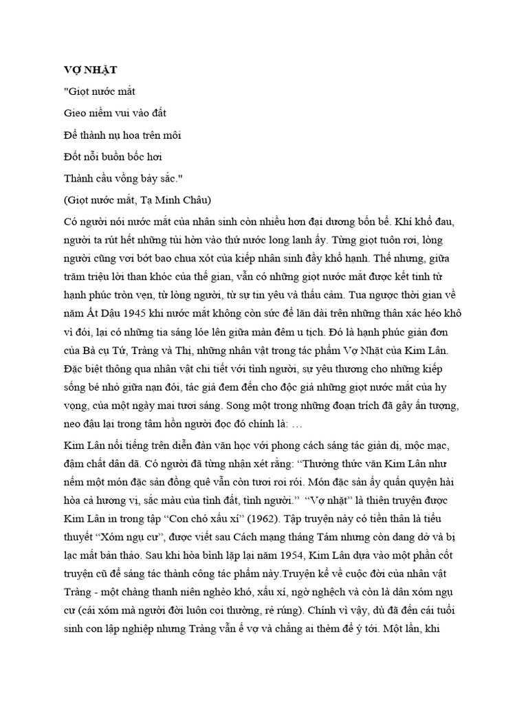 Vợ Nhặt Pdf