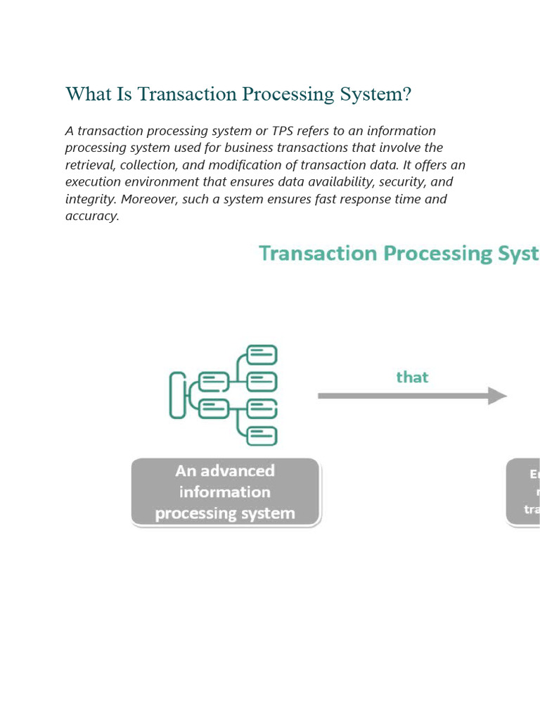 Transaction processing systems and types | PDF | Database Transaction | Receipt
