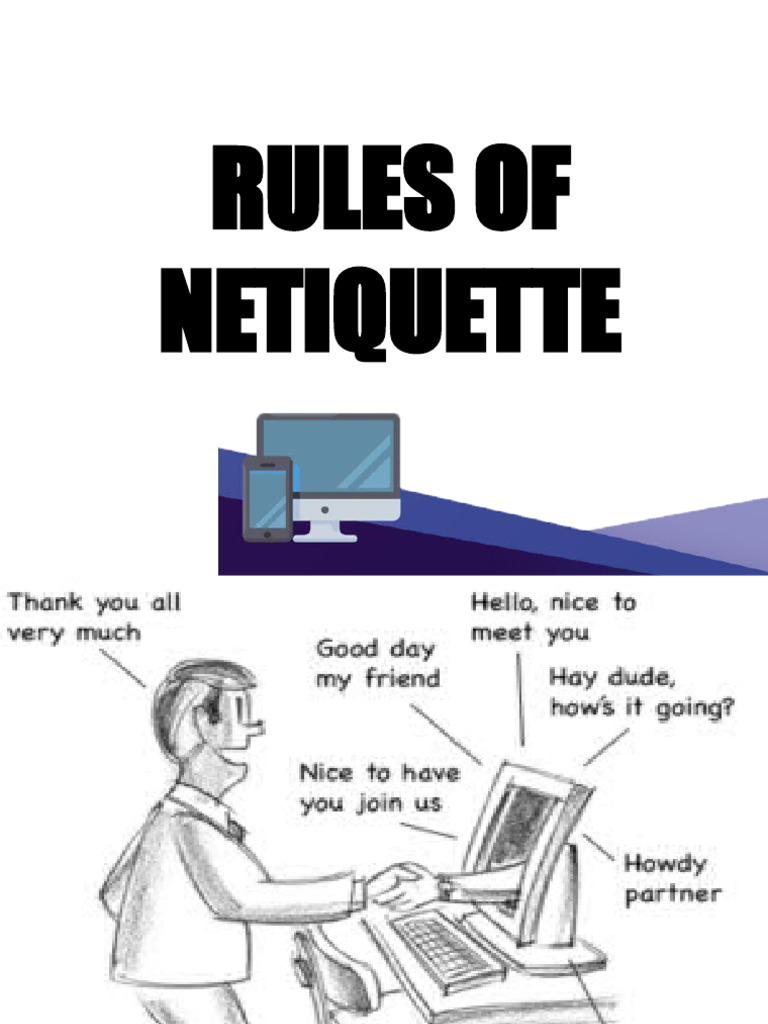 Lesson 11 Rules of Netiquette | PDF | Malware | Computer Virus