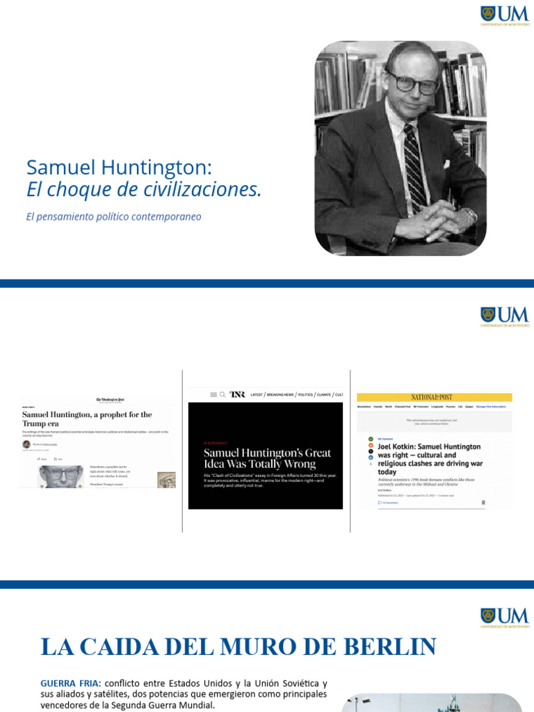 Choque de Civilizaciones: Huntington vs. Fukuyama | PDF | Mundo ...
