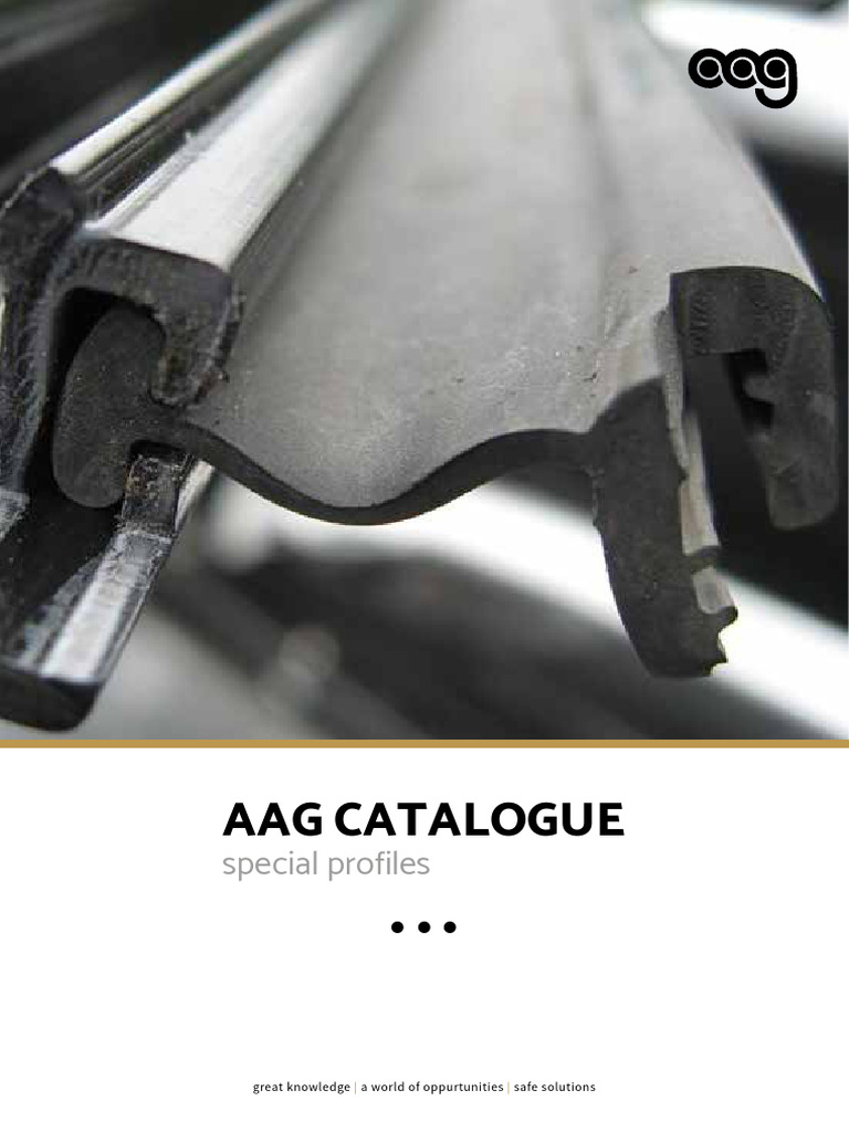 AAG Profile Catalogue Special - Profiler Og Lister I Gummi | PDF ...