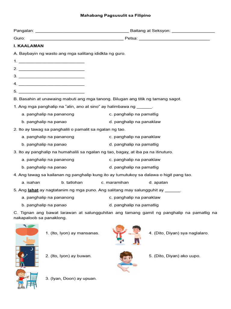 Grade 3 Project Plan # 2.1 in Filipino | PDF