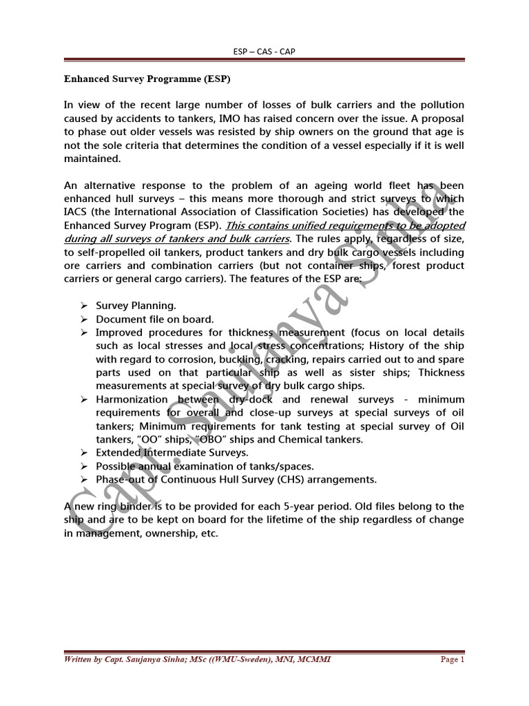 Asm Esp Cas Cap | PDF | Oil Tanker | Ships