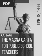 RA 4670 Magna Carta For Public School Teachers | PDF | Cost Of Living ...