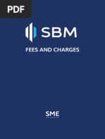 SBM Bank Tariff Guide | PDF | Banks | Cheque