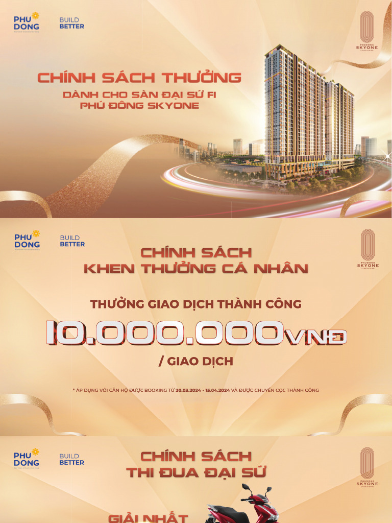 20.03.2024 CS THƯỞNG DÀNH CHO SÀN ĐẠI SỨ F1 PHÚ ĐÔNG SKYONE | PDF