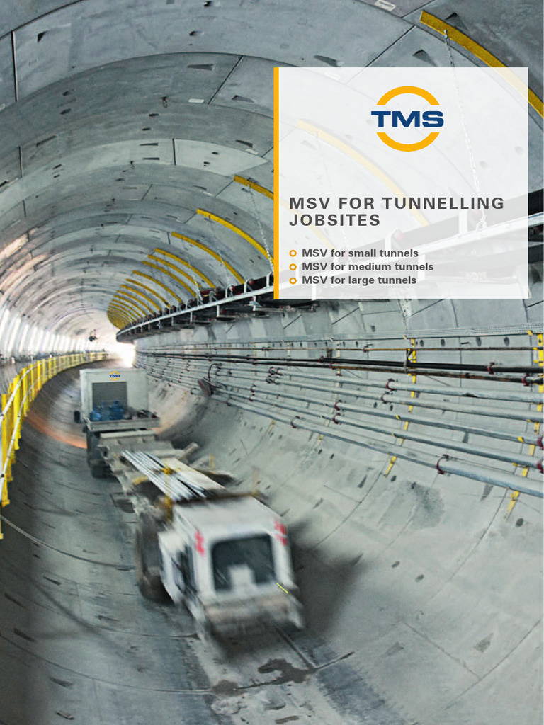 MSV For Tunnelling Jobsites EN | PDF | Vehicles | Transport