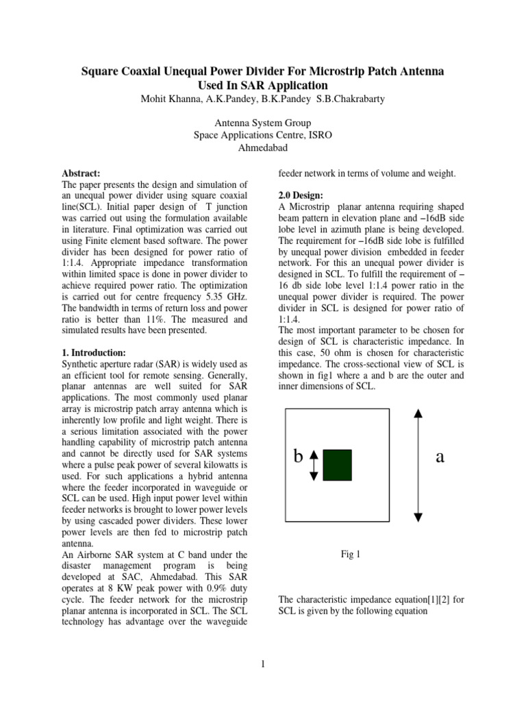 21 Bhu Paper NC-ELECTRO-BHU-021 | PDF | Antenna (Radio) | Coaxial Cable