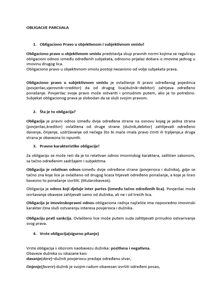 Obligacije | PDF