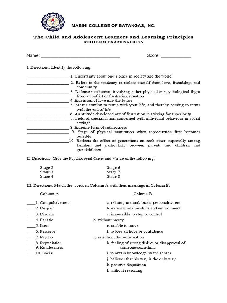 Child and Adolescent | PDF | Liberal Arts Education | Cognition