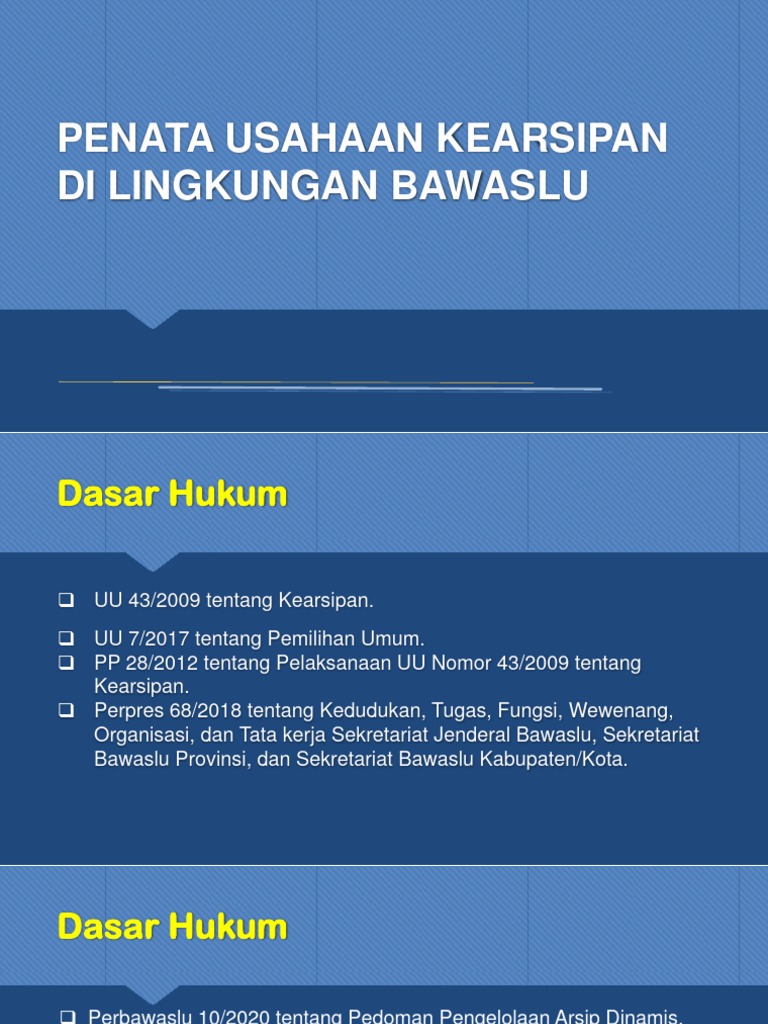 Materi Penataan Persuratan | PDF