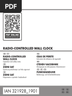 AURIOL - Radio Controlled - Wall Clock | PDF