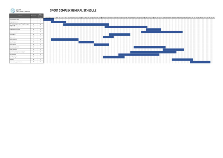 General schedule | PDF