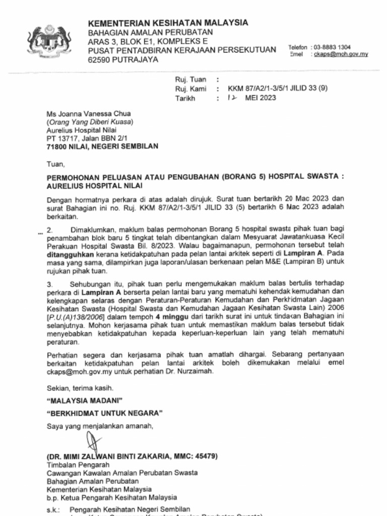 N9-Aurelius Hospital Nilai | PDF