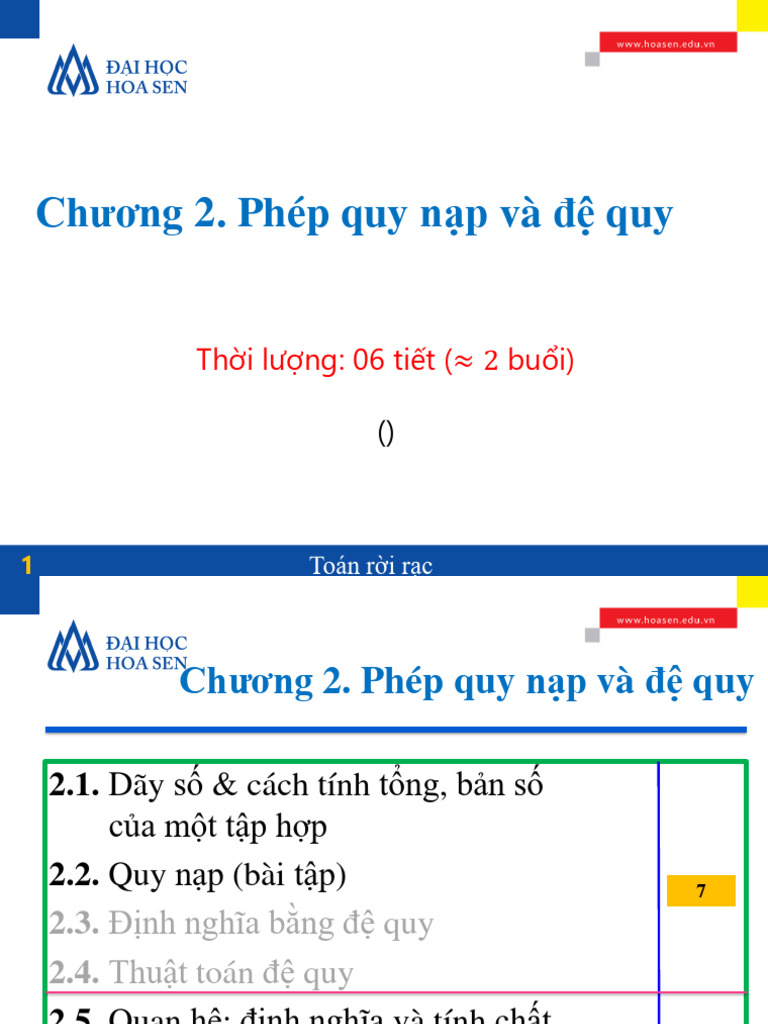 Quy Nạp Đệ Quy | PDF